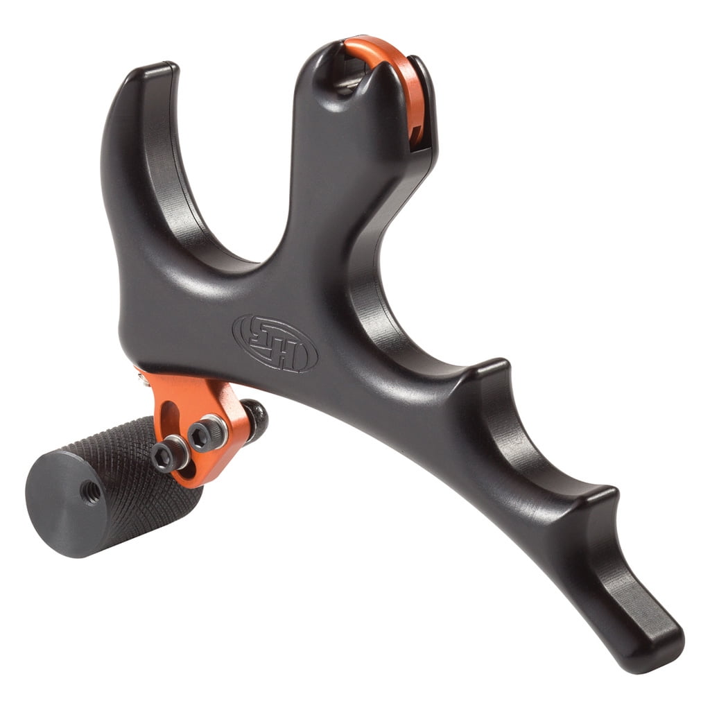 Hot Shot 5450 Black Adjustable 4-Finger Bow Hunting Archery Release Aid ...