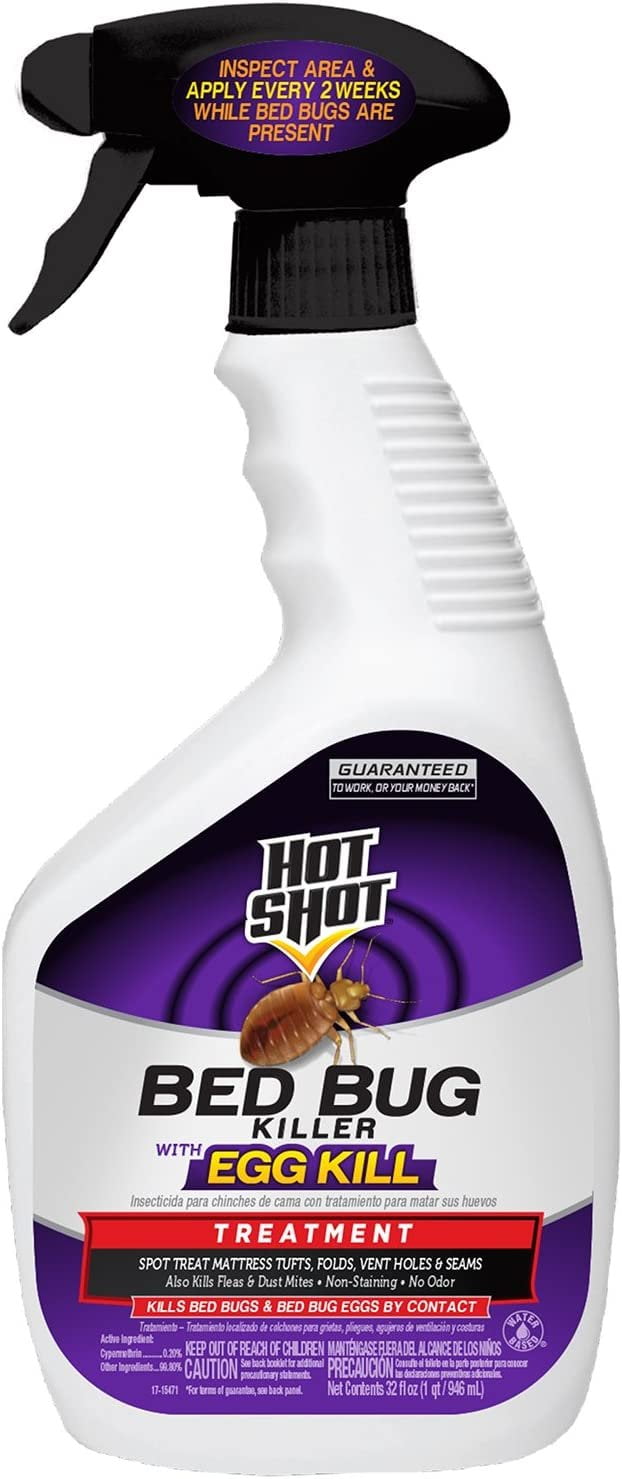 Hot Shot Bed Bug Home Insect Killer Ready-to-Use Spray - Waterproof ...