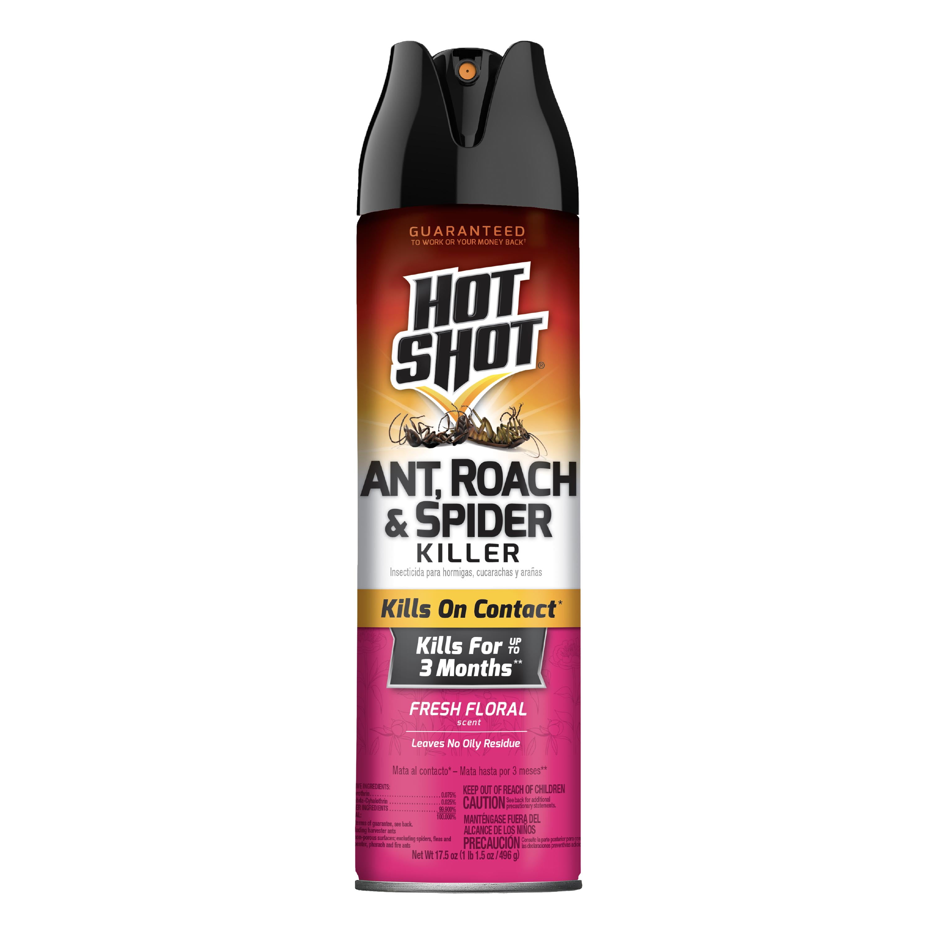 Hot Shot Ant, Roach & Spider Killer, Fresh Floral Scent Formula, 17.5 ...
