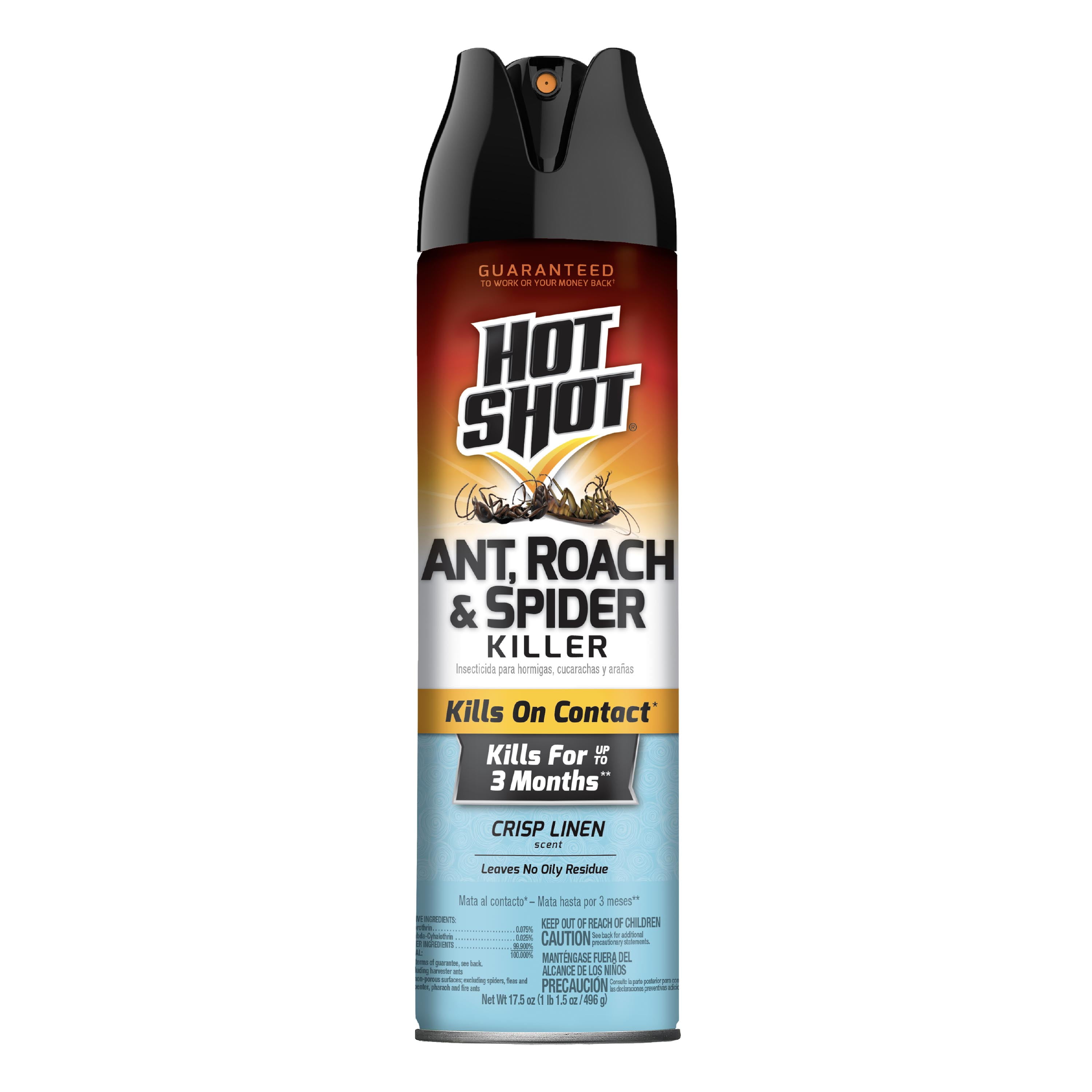 Hot Shot Indoor Insecticide Spray, Ant, Roach, Spider & Waterbug Killer ...