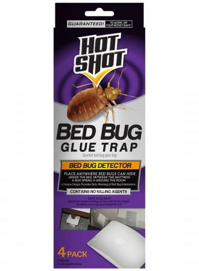 Hot Shot Bed Bug Glue Trap (Pack of 24) - Walmart.com
