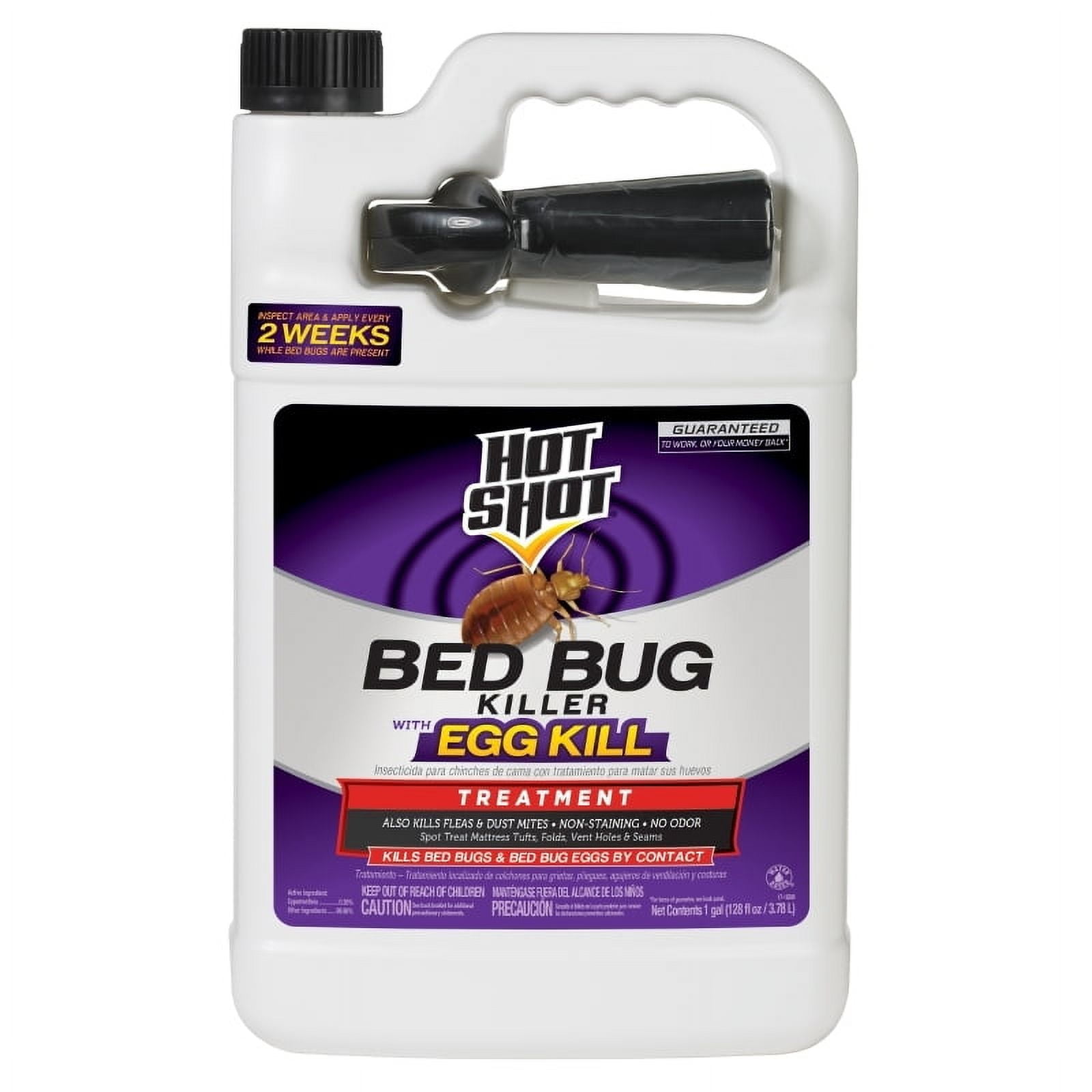 Hot Shot Bed Bug Killer Spray, Kills Bed Bugs and Eggs Indoors, Non ...