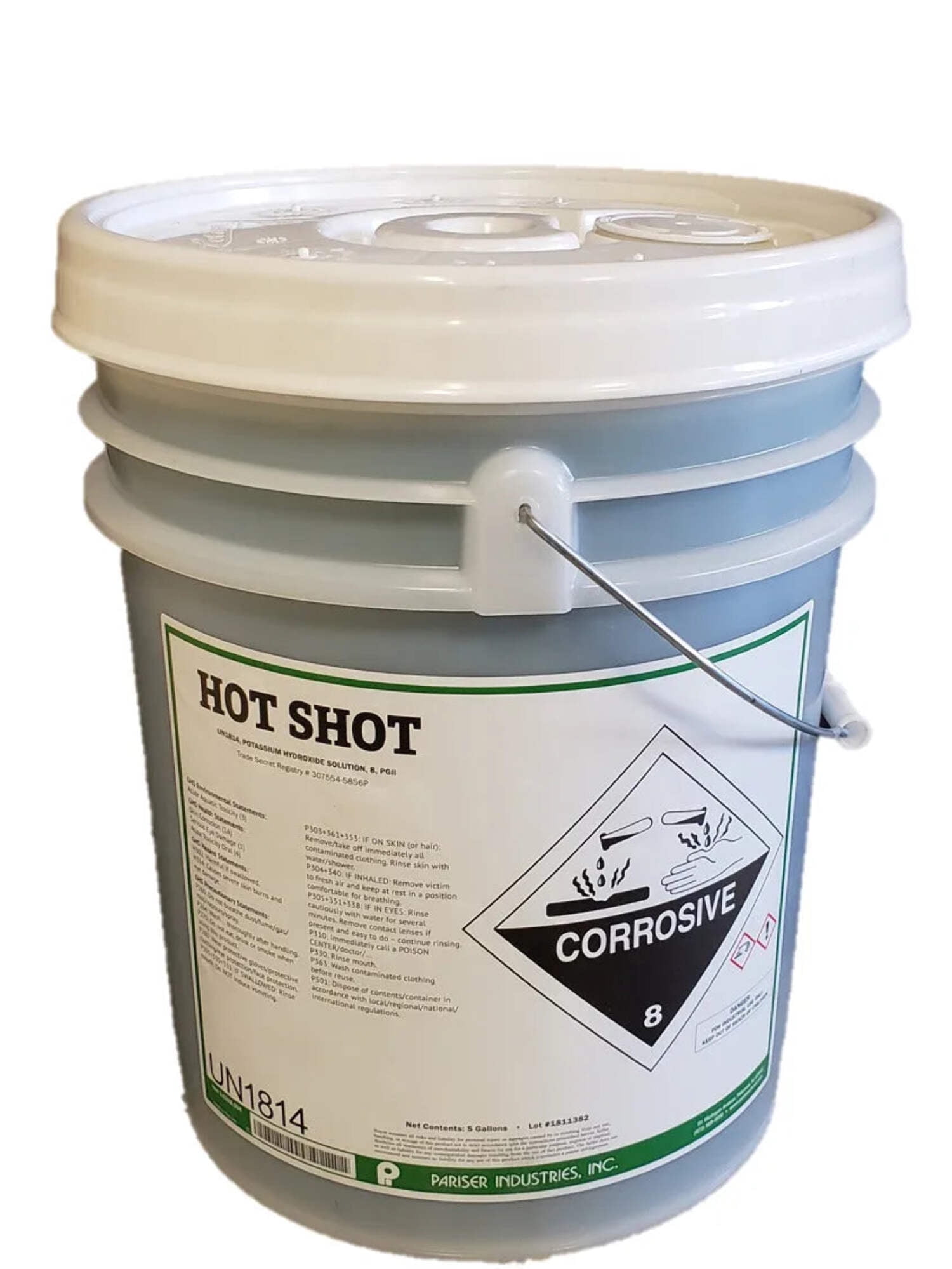 Pariser Industries Hot Shot Concentrated Laundry Detergent, 5 Gallon ...