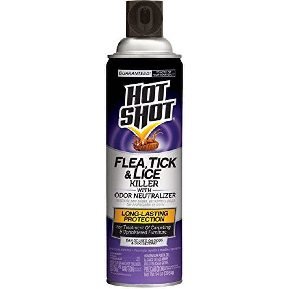 Hot Shot® Flea Tick & Lice Killer Spray (Pack of 32) - Walmart.com