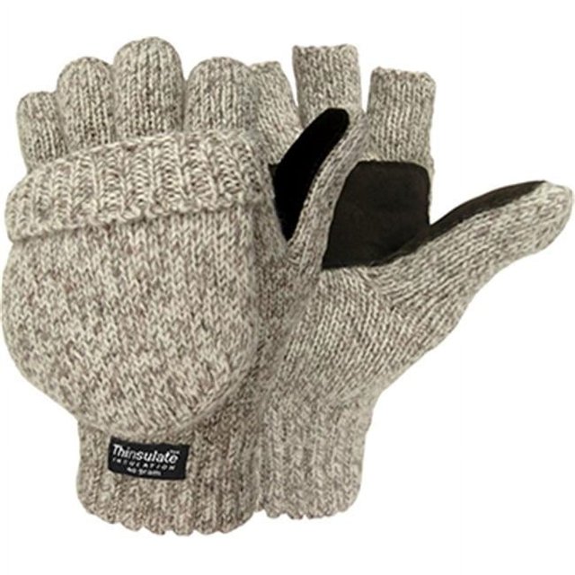 Hot Shot Igloos Men's Outdoor Warm Gloves - Sentry Fingerless Mittens ...