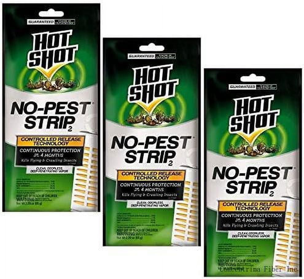 No-Pest Strip 2, Kills Flying & Crawling Insects, 2.29 Oz (Pack of 3 ...