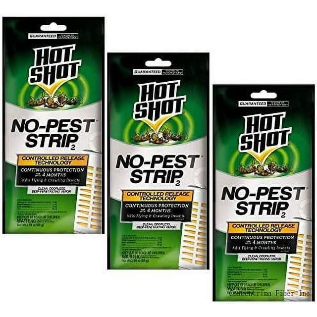 No-Pest Strip 2, Kills Flying & Crawling Insects, 2.29 Oz (Pack of 3 ...