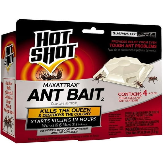 Hot Shot MaxAttrax 4-Count Ant Bait Station (4-Pack) - Walmart.com