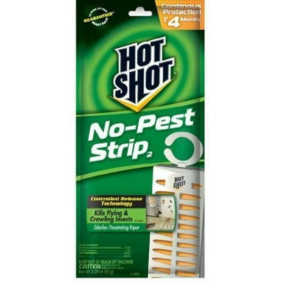 Hot Shot No Pest Strip Unscented Hanging Vapor Insect Repellent, Up to ...