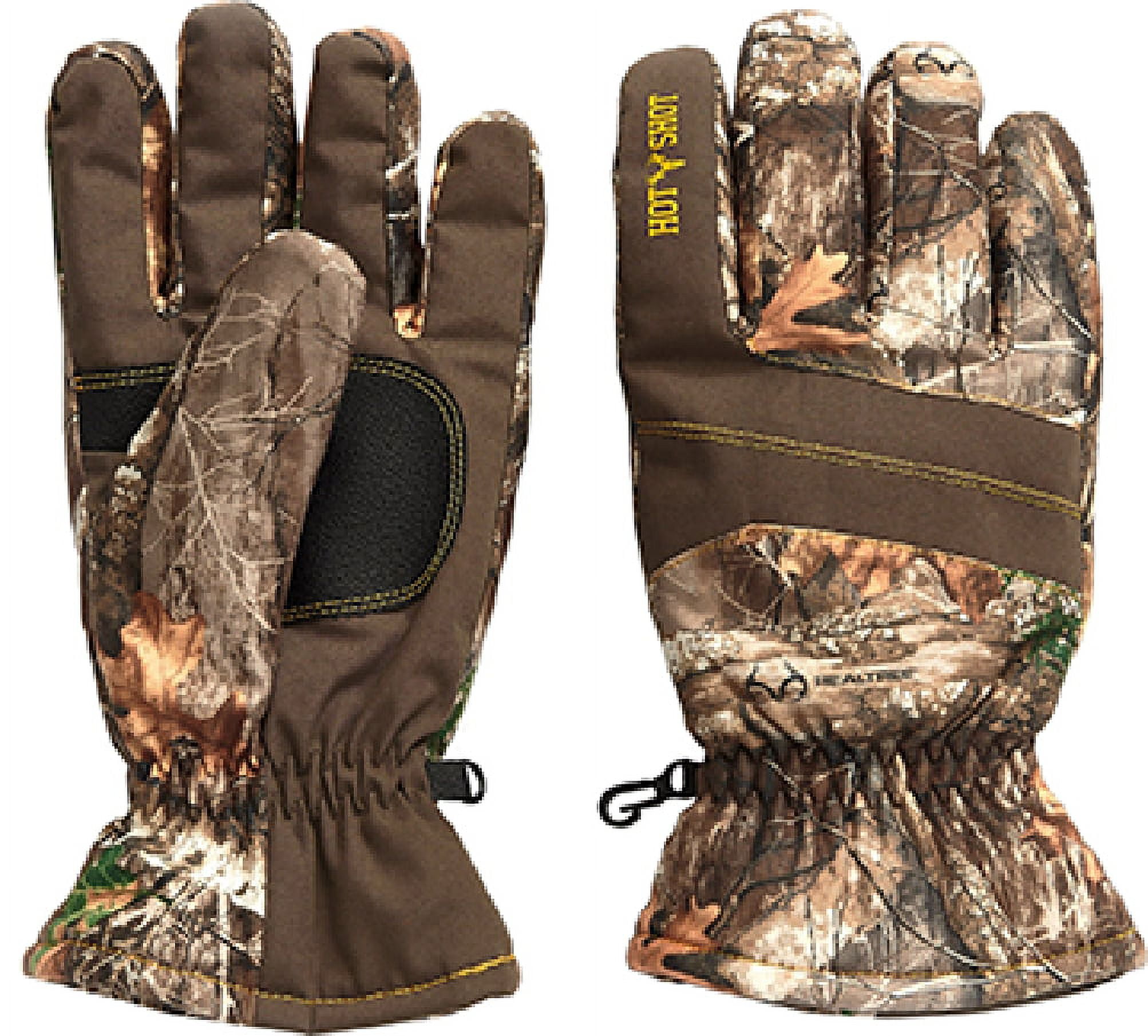 Hot Shot Waterproof Gloves, Realtree Edge Camo, X-Large, Insulated ...