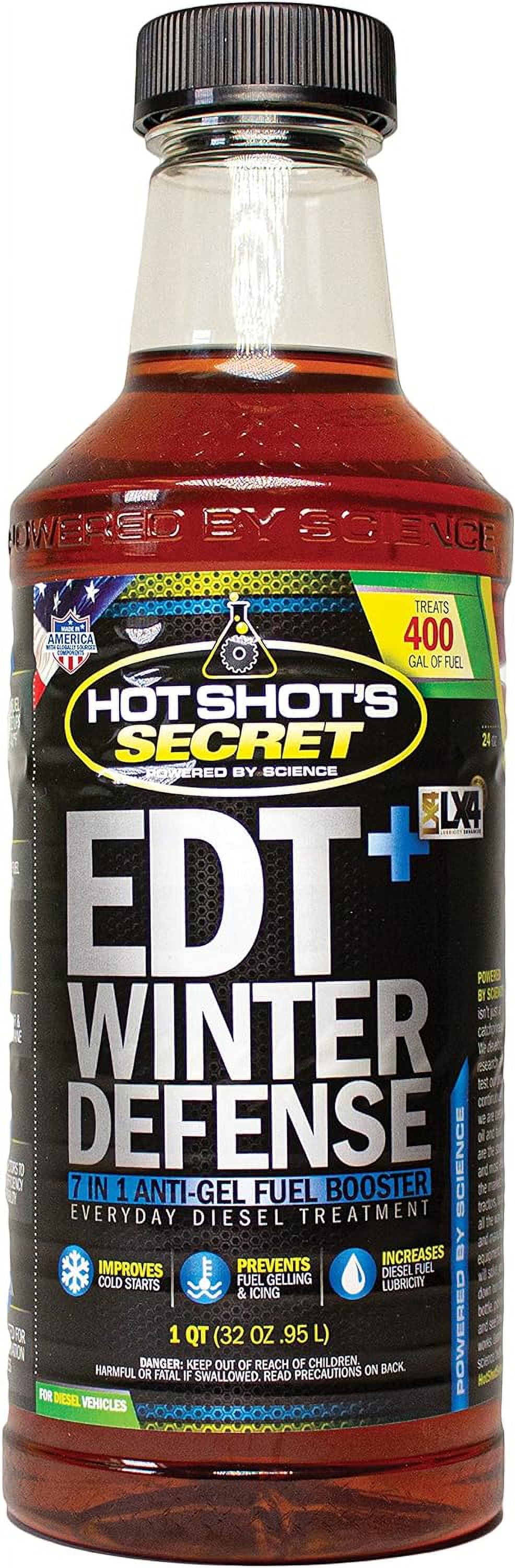 Hot Shot's Secret EDT+ Winter Defense, 32 Oz Engine Fluid, Anti-Gel ...