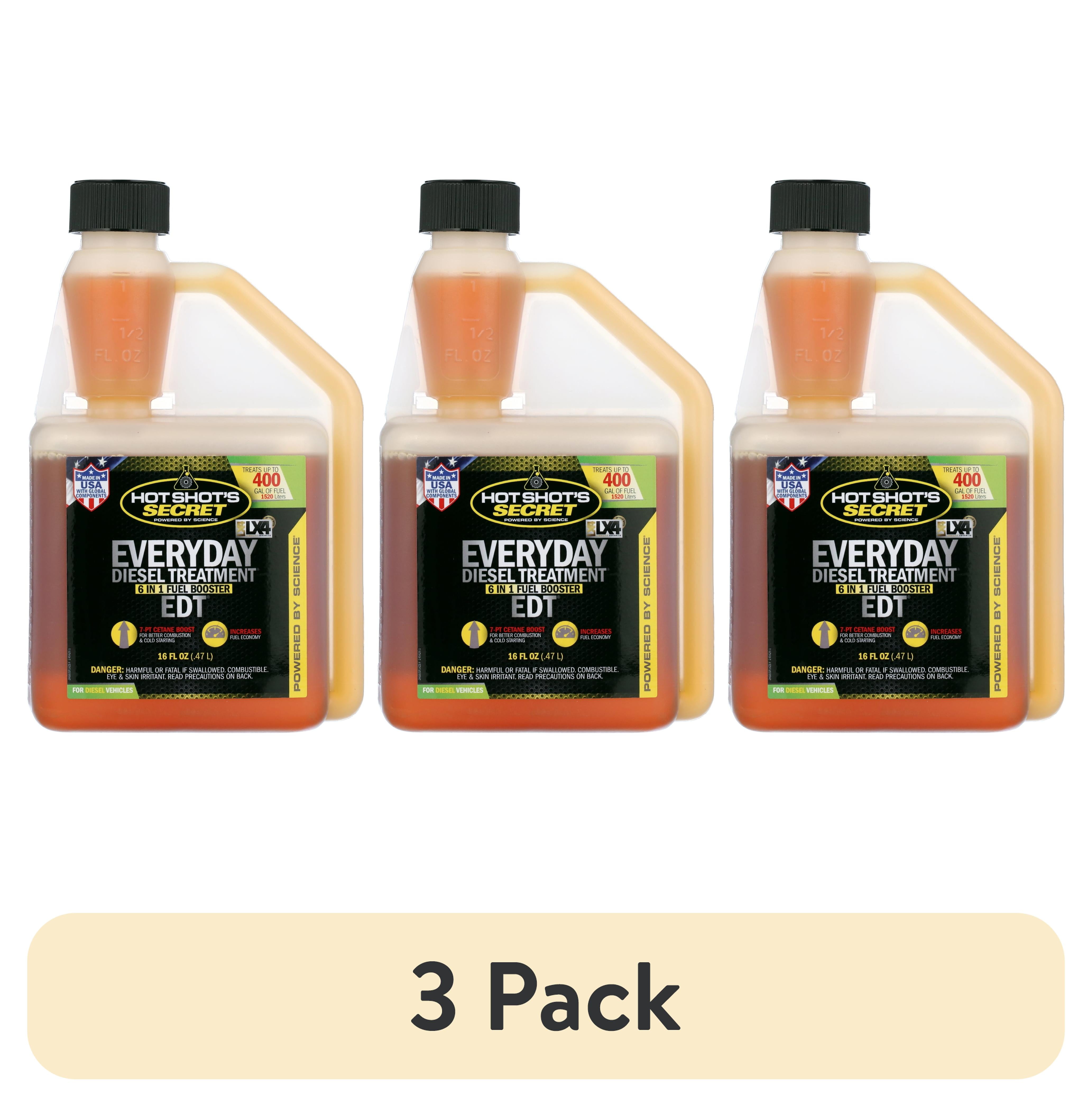 (3 pack) Hot Shot's Secret Everyday Diesel Treatment 16 oz. Squeeze ...