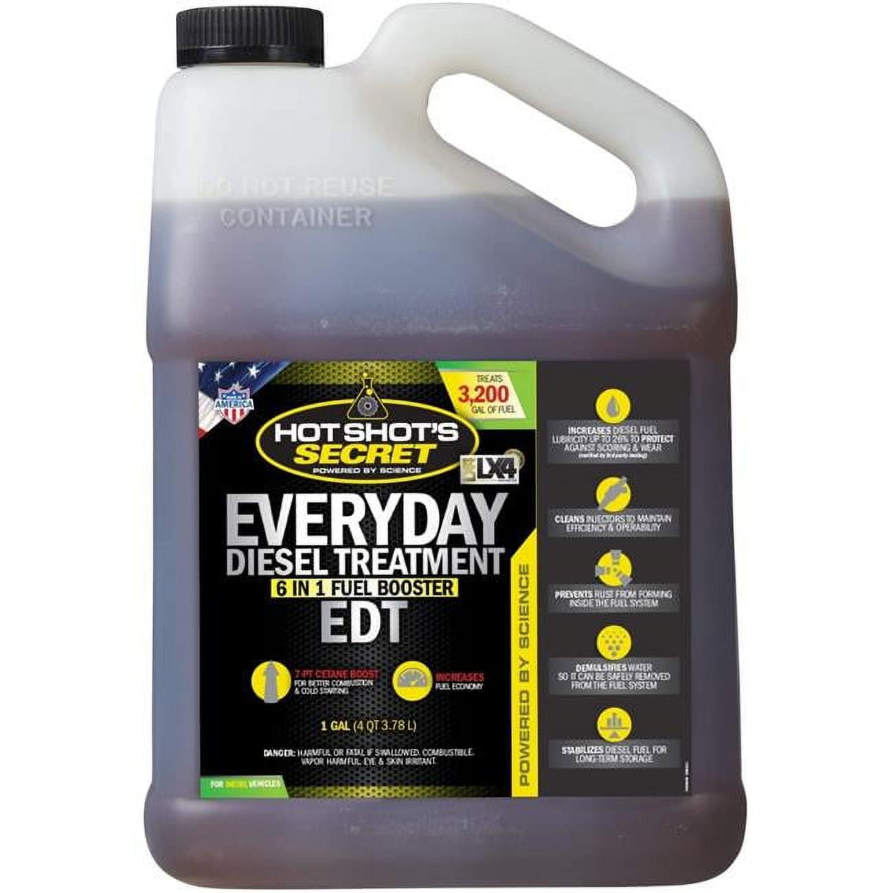 Hot Shots HSSEDT01G 1 gal Secret Everyday Diesel Treatment Additive ...