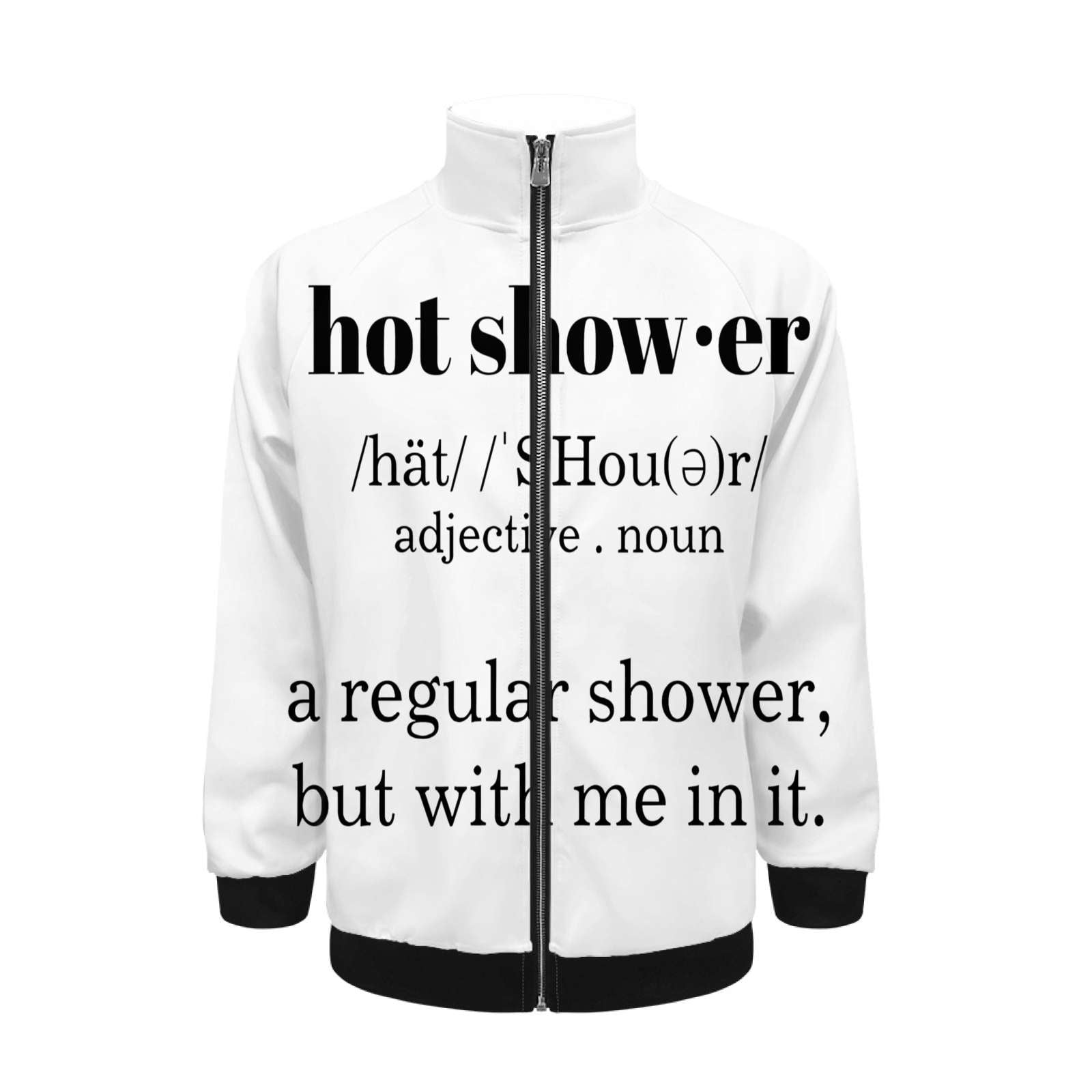 Hot Shower Funny Definition Jacket Men's Street Cool Long Sleeves Coat ...