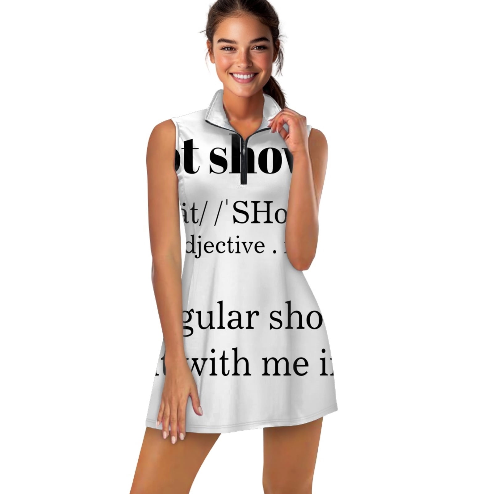Hot Shower Funny Definition Sports Dresses Women Tennis Dress with ...