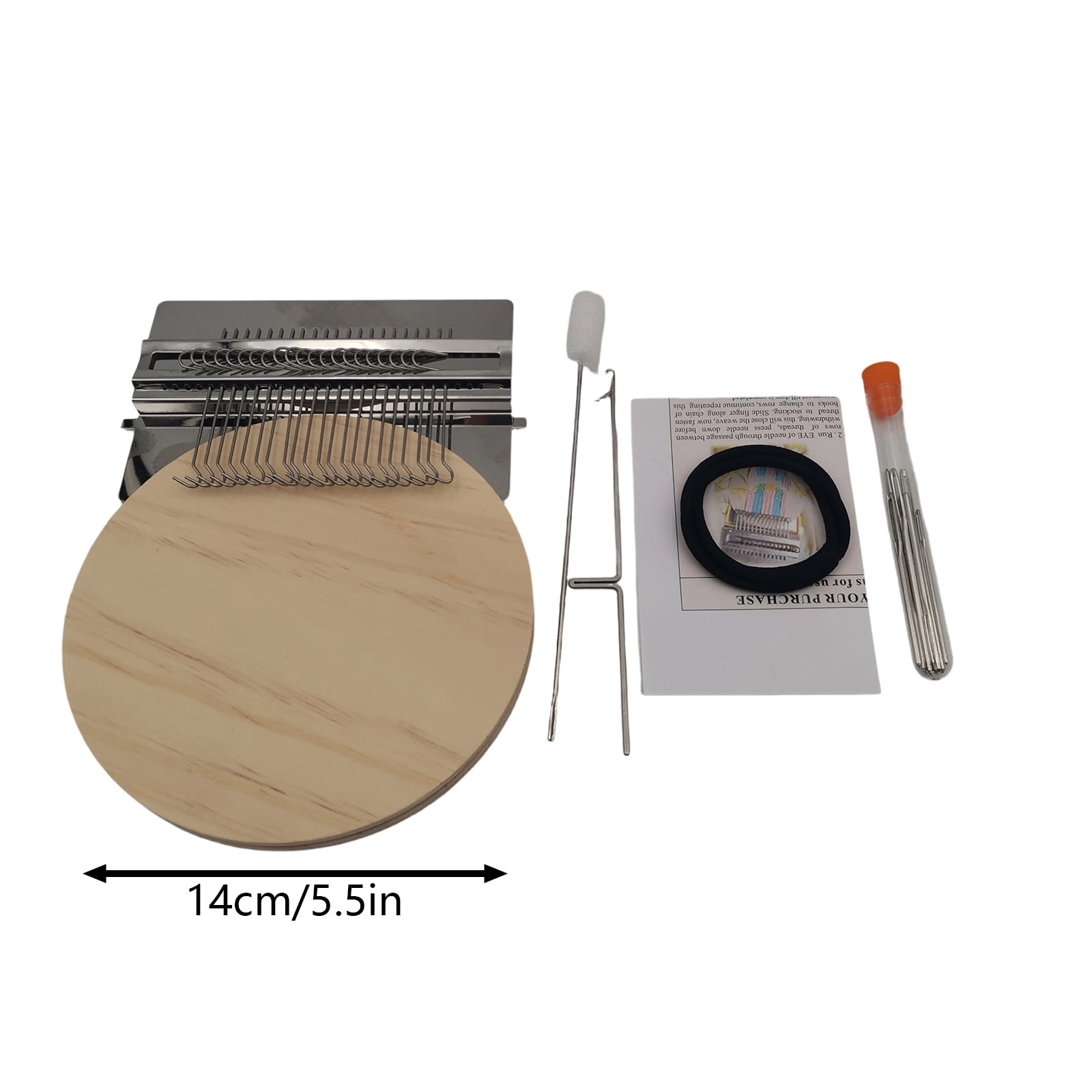 Hot!Small Weaving Loom Kit Mini Loom Type Weave Tool Beginners Quickly ...