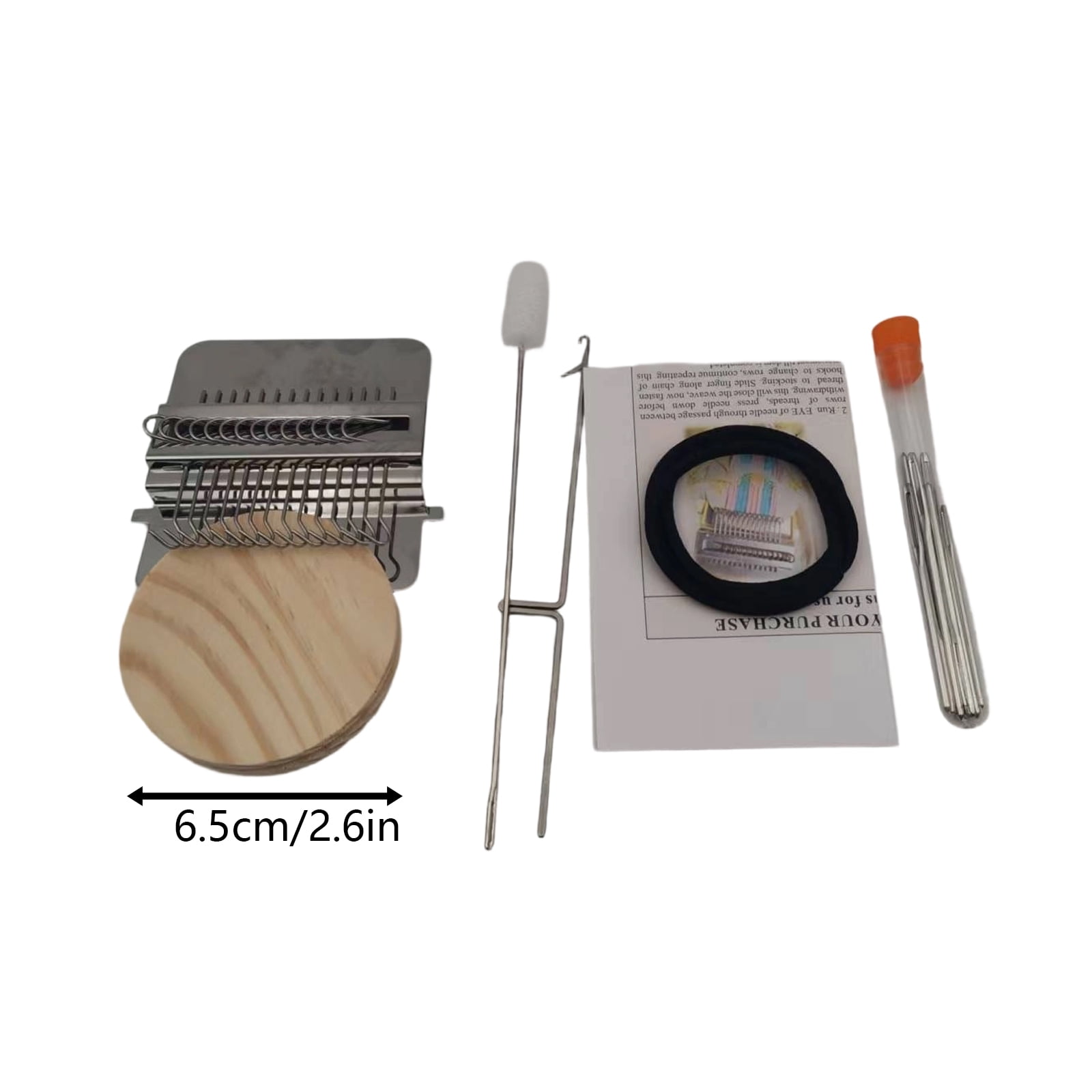 Hot!Small Weaving Loom Kit Mini Loom Type Weave Tool Beginners Quickly ...
