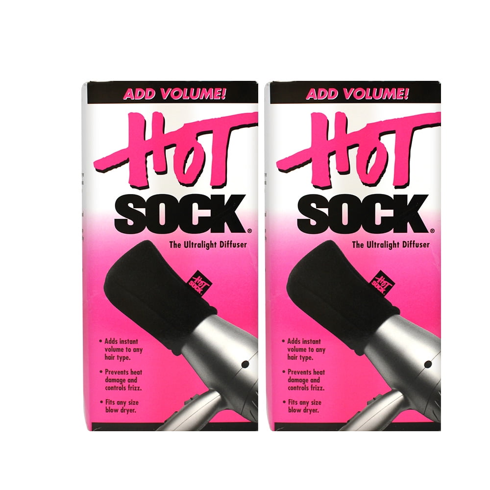 Hot Sock Ultralight Hair Diffuser, Pack of 2, Portable Dryer Attachment, Frizz Control, Volume ...