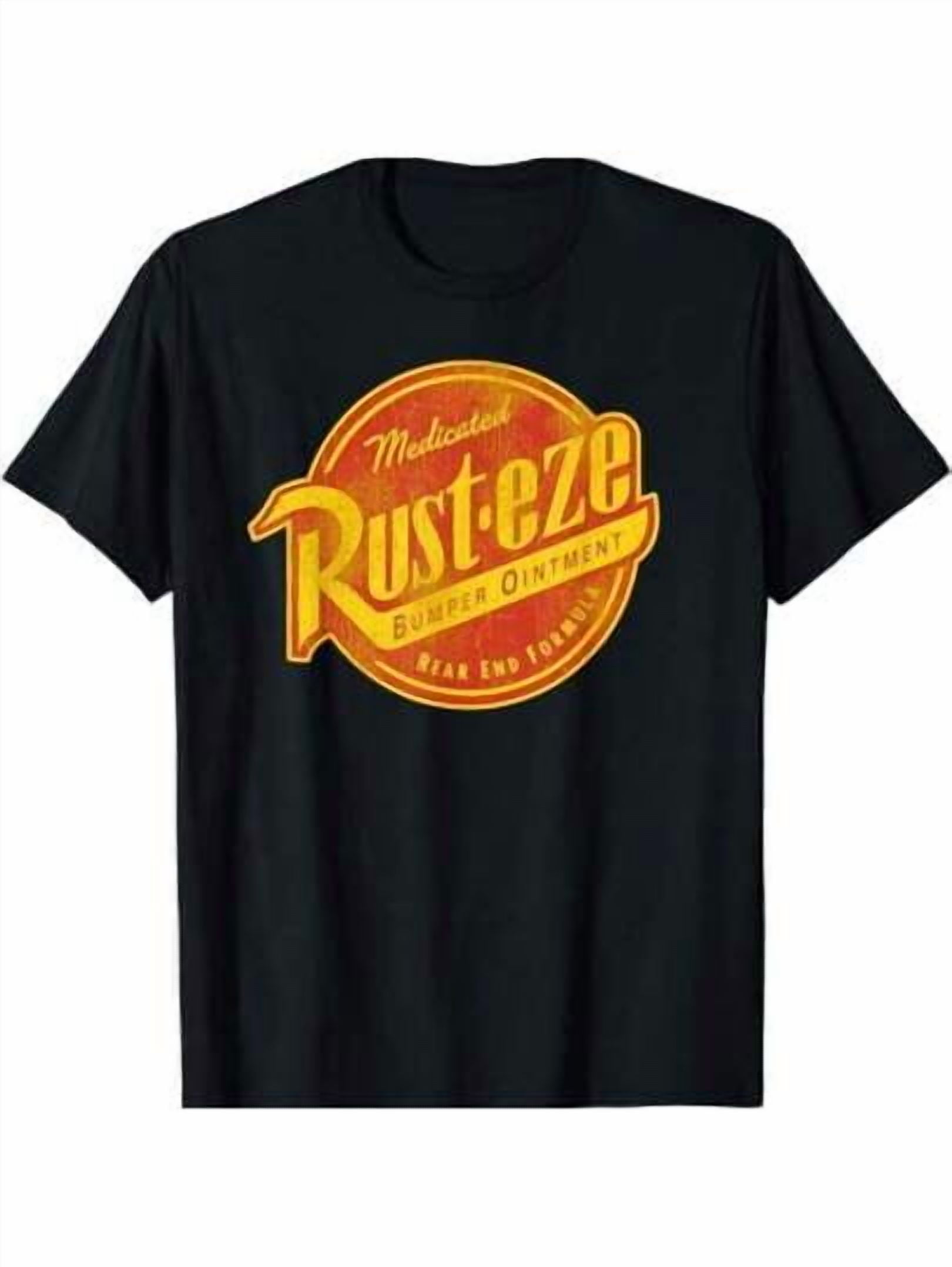 Hot Sold Pixar Cars Vintage Rust-Eze Ointment Faded Logo T-Shirt ...