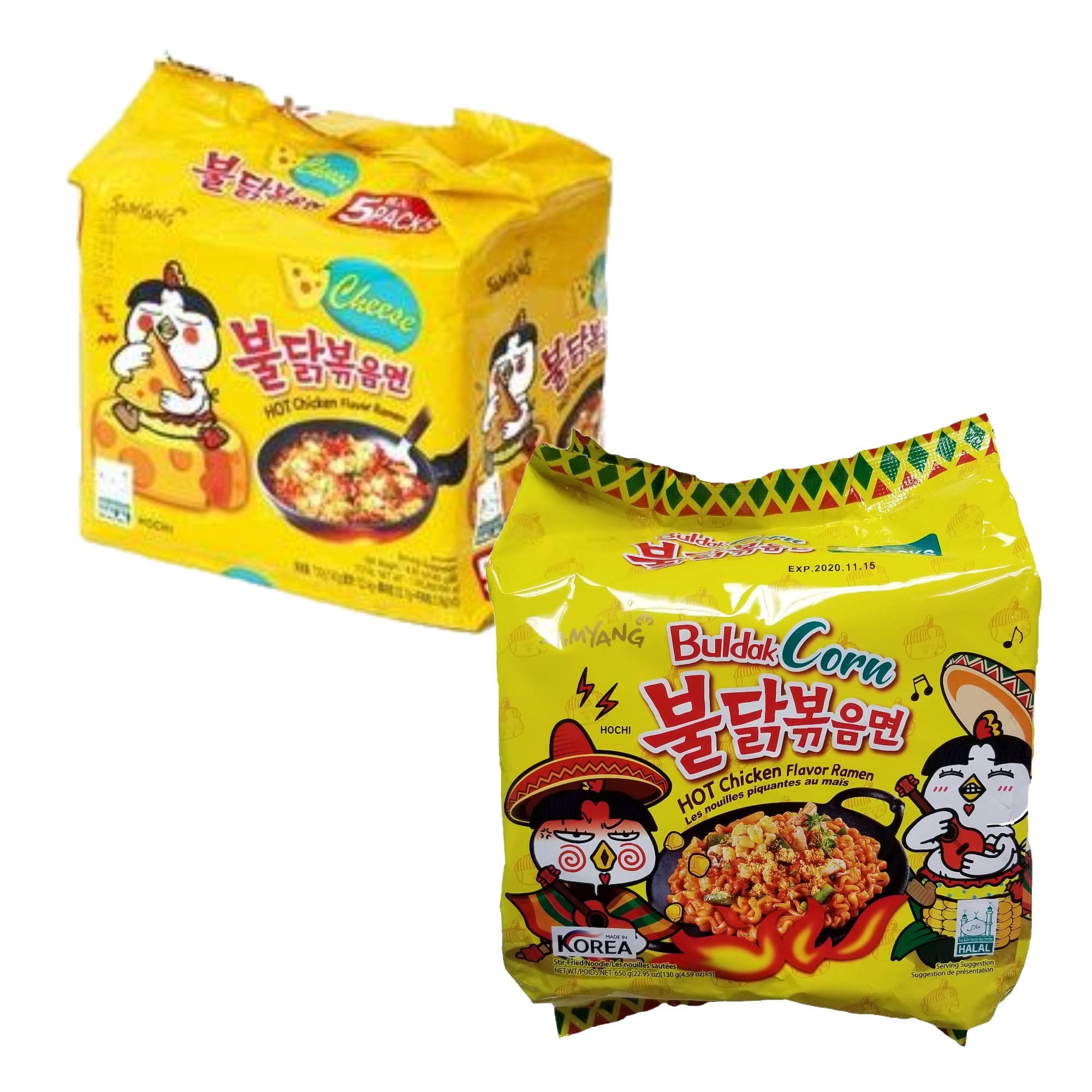 Hot & Spicy Noodle Fusion Combo KKS1 [Samyang Hot Chicken Flavors ...