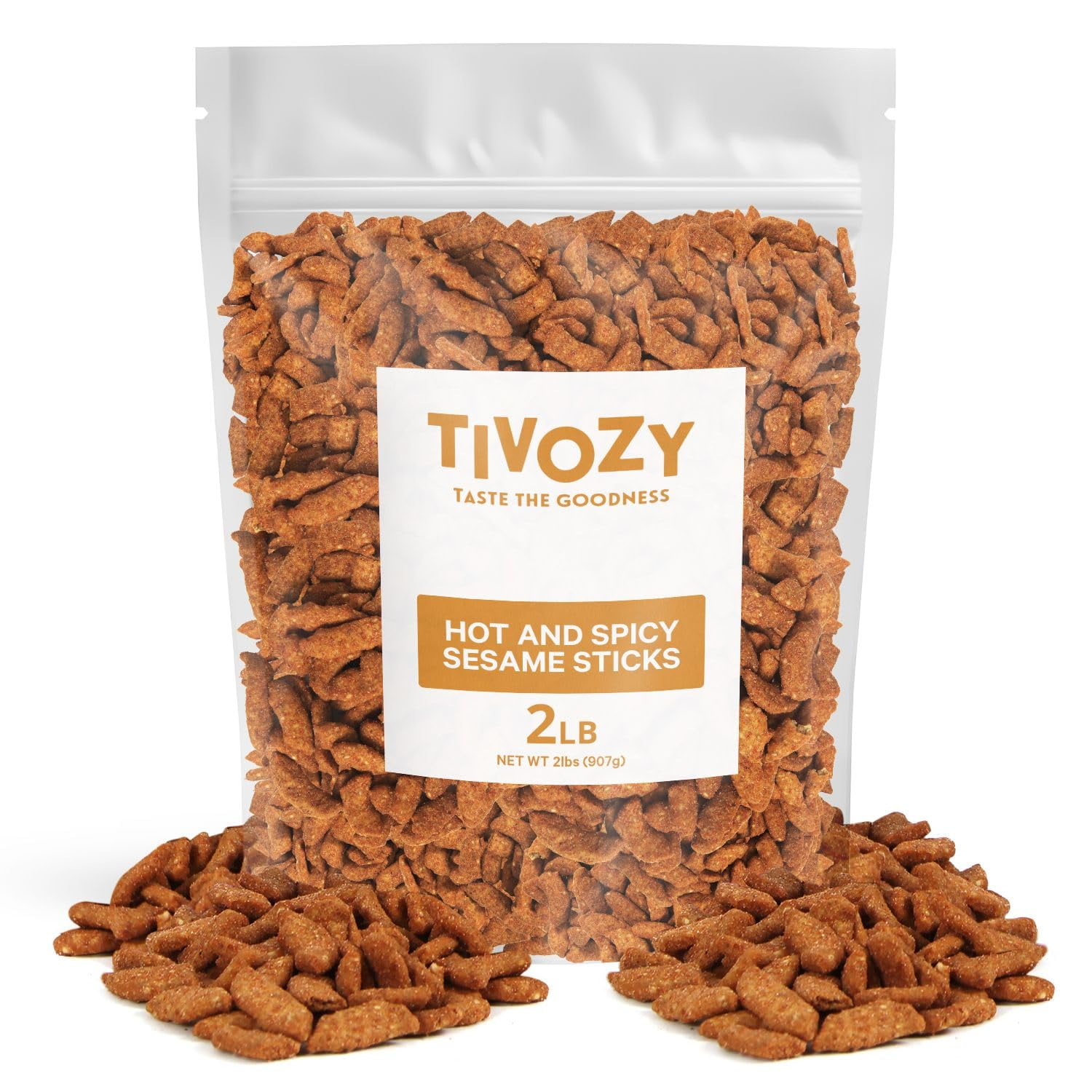 Hot and Spicy Sesame Sticks HYZ01 Snack 2lbs, Delicious and Fresh ...