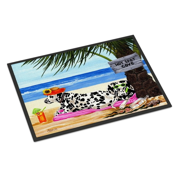 Hot Spot Cove Beach Dalmatian Door Mat - Walmart.com