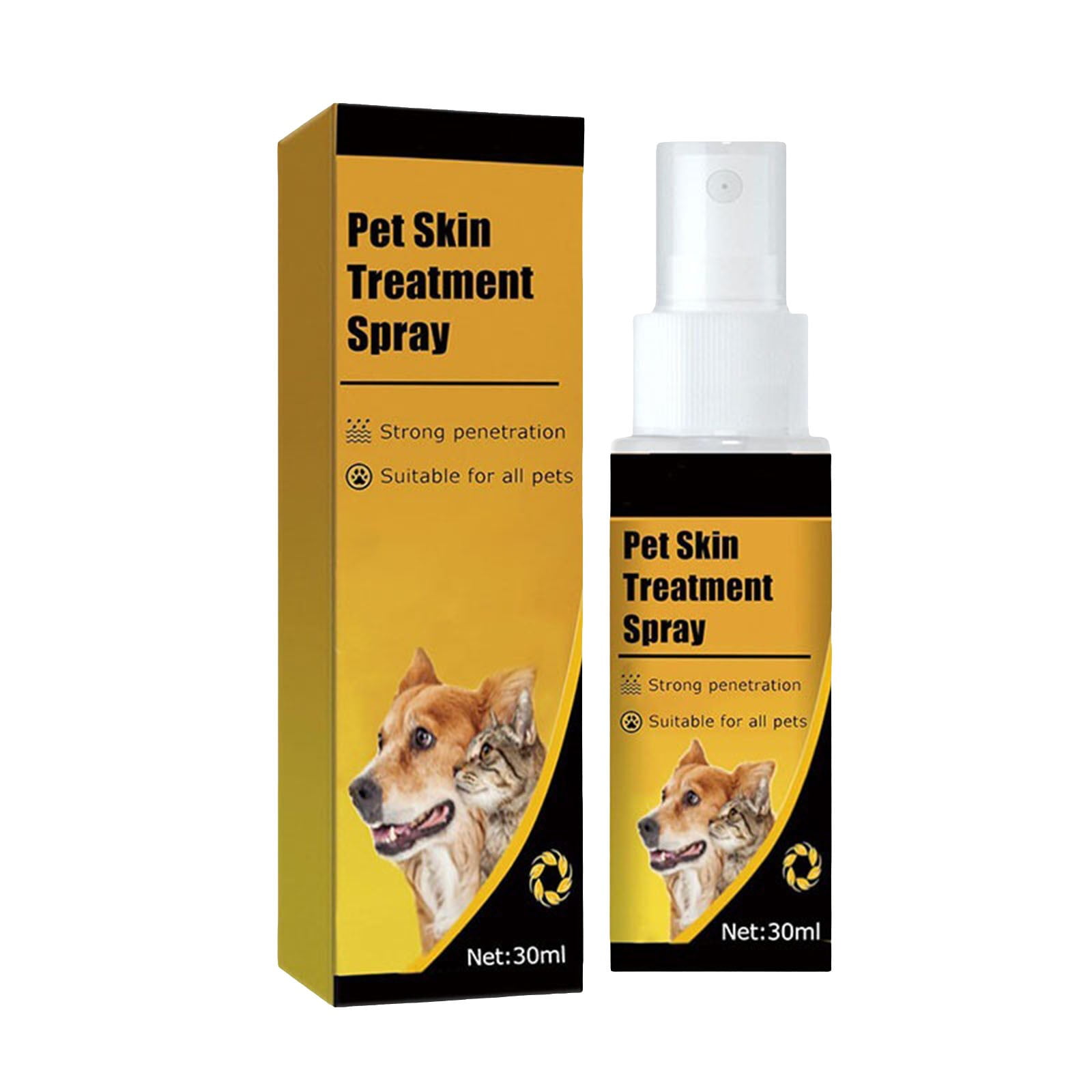Hot Spot Itch Relief Spray for Dogs, Cats - Pet Treatment Spray for ...