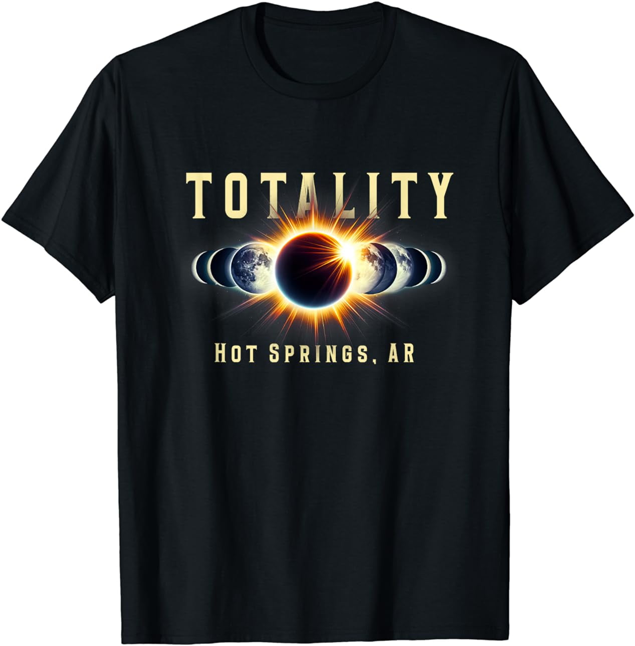 Hot Springs AR 2024 Total Solar Eclipse Shirt Apr 8 Totality T-Shirt ...