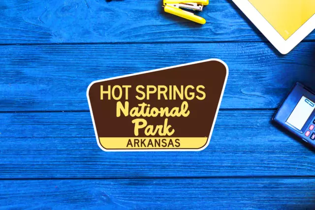 Hot Springs Forest National Park Arkansas Travel Sticker Decal Sticker ...