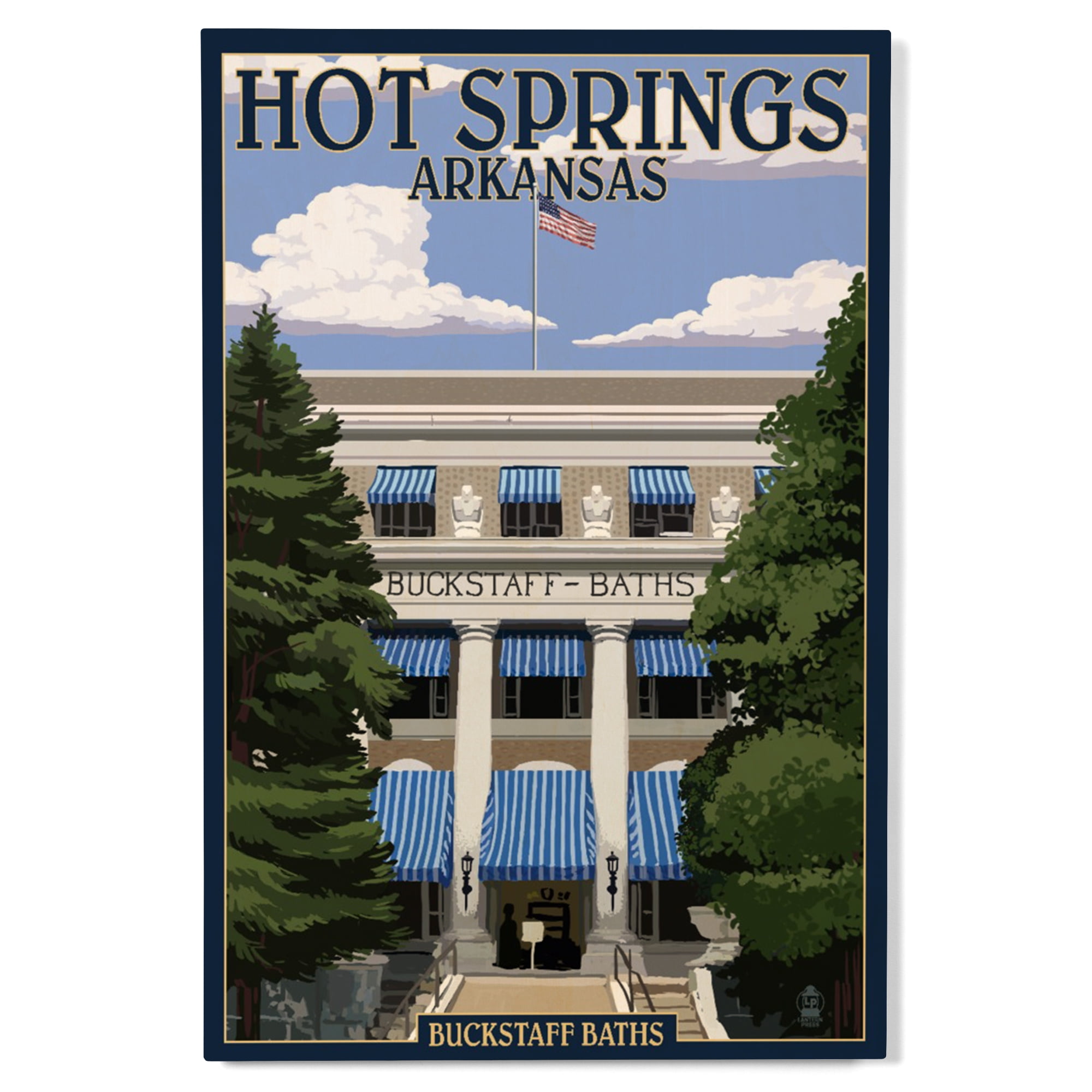 Hot Springs National Park, Arkansas, Buckstaff Bathhouse Birch Wood ...