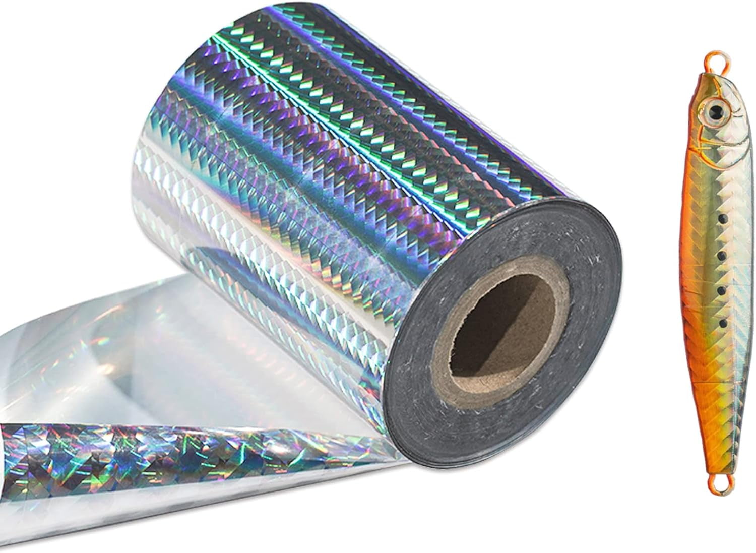 Hot Stamping Foil 8CM*120M for DIY Fishing Lure Fish Scales Jig ...