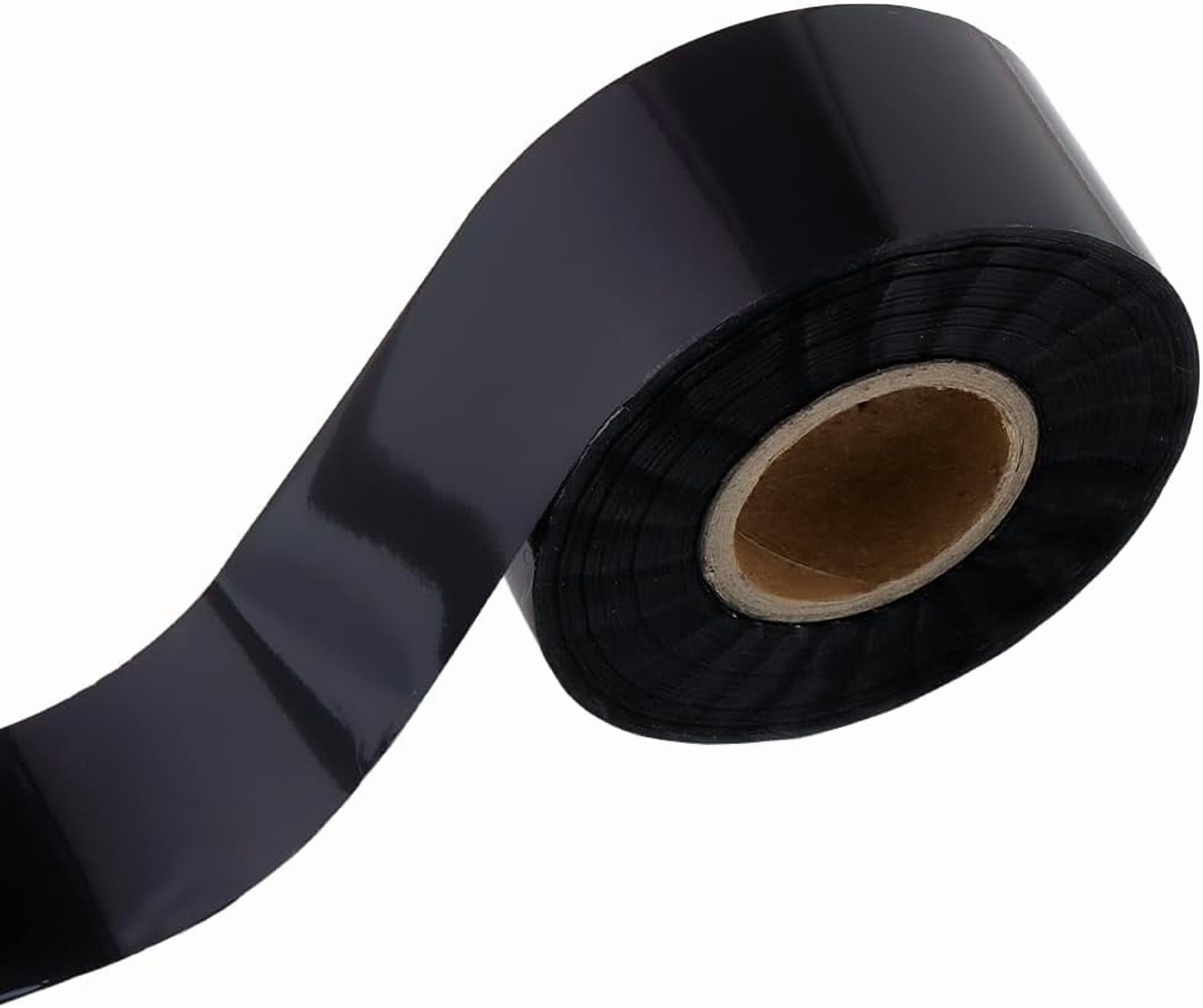 Hot Stamping Foil Paper Roll 120m Black PET Hot Foil Transfer Roll 3cm ...