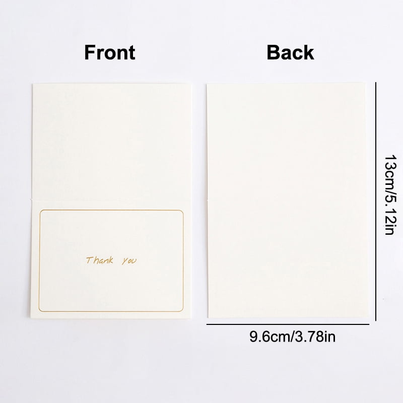 Hot Stamping Greeting Card Envelope Card With Built-in Blank Birthday ...