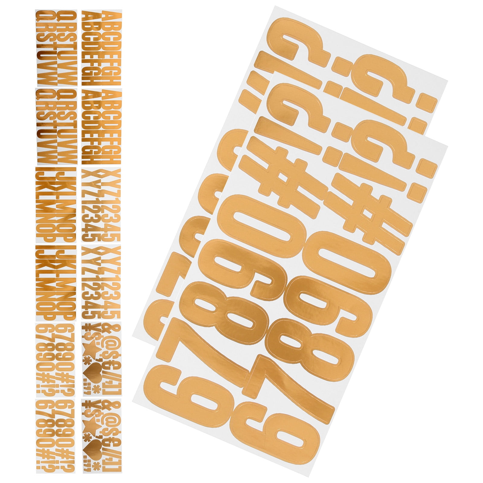 Hot Stamping Letter Stickers Mailbox Decals for Bulletin Vinyl Guitar ...