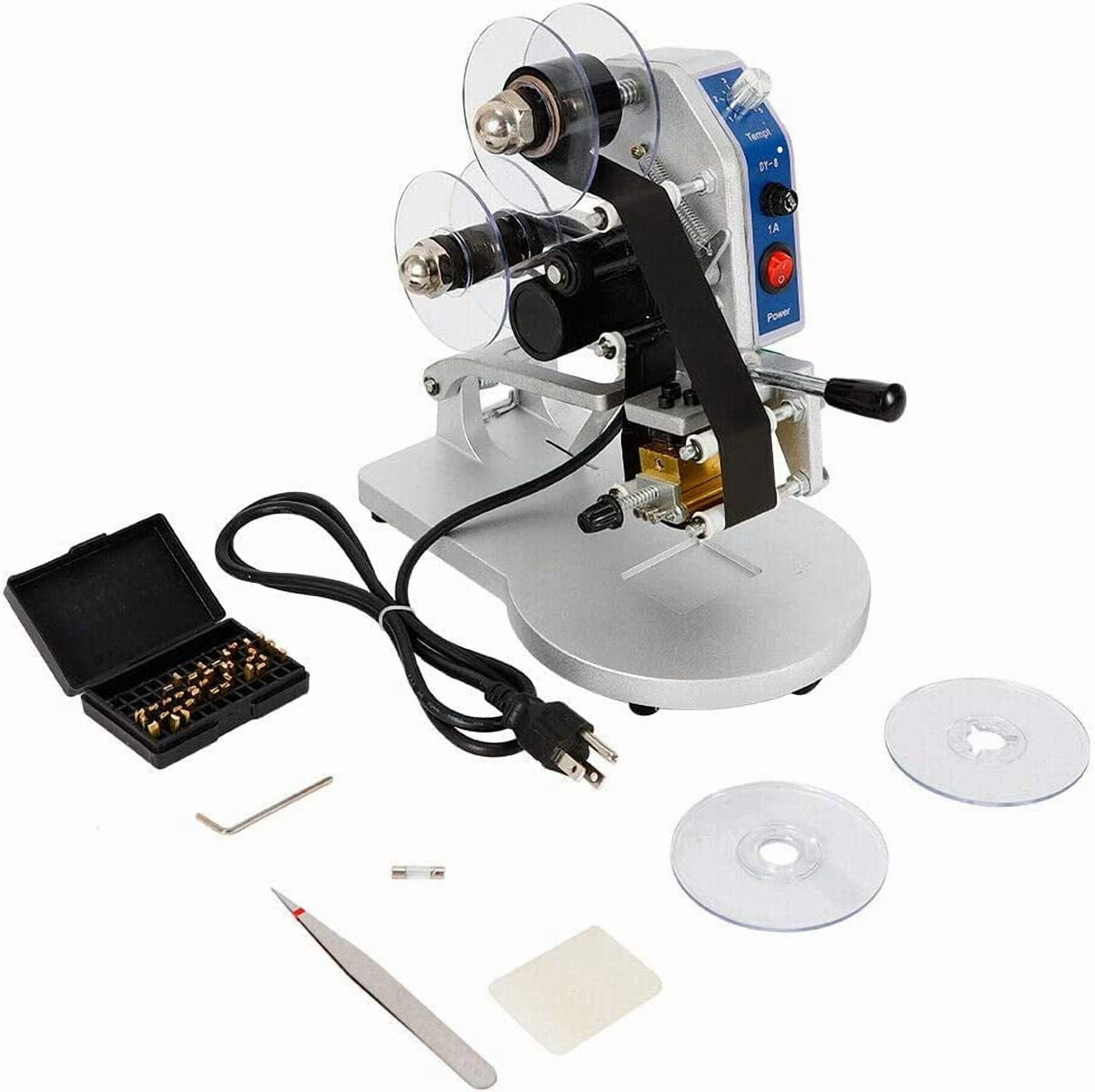 Hot Stamping Machine, Electric Manual Hot Stamp Printer Ribbon Hot Foil ...