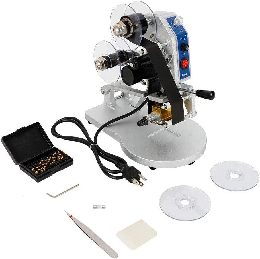Hot Stamping Machine, Electric Manual Hot Stamp Printer Ribbon Hot Foil Stamping Date Code ...