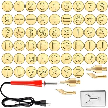 Walnut Hollow Hotstamps Alphabet Set, Uppercase - Walmart.com