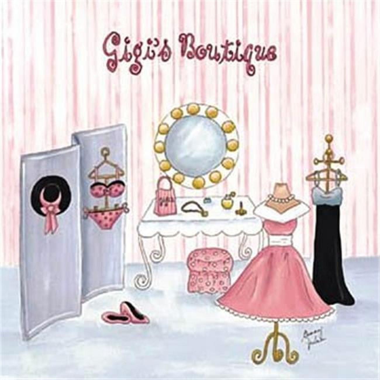 Hot Stuff 1018-9x9-WH 9 x 9 in. Dressing Room Whimsical Poster Print by ...