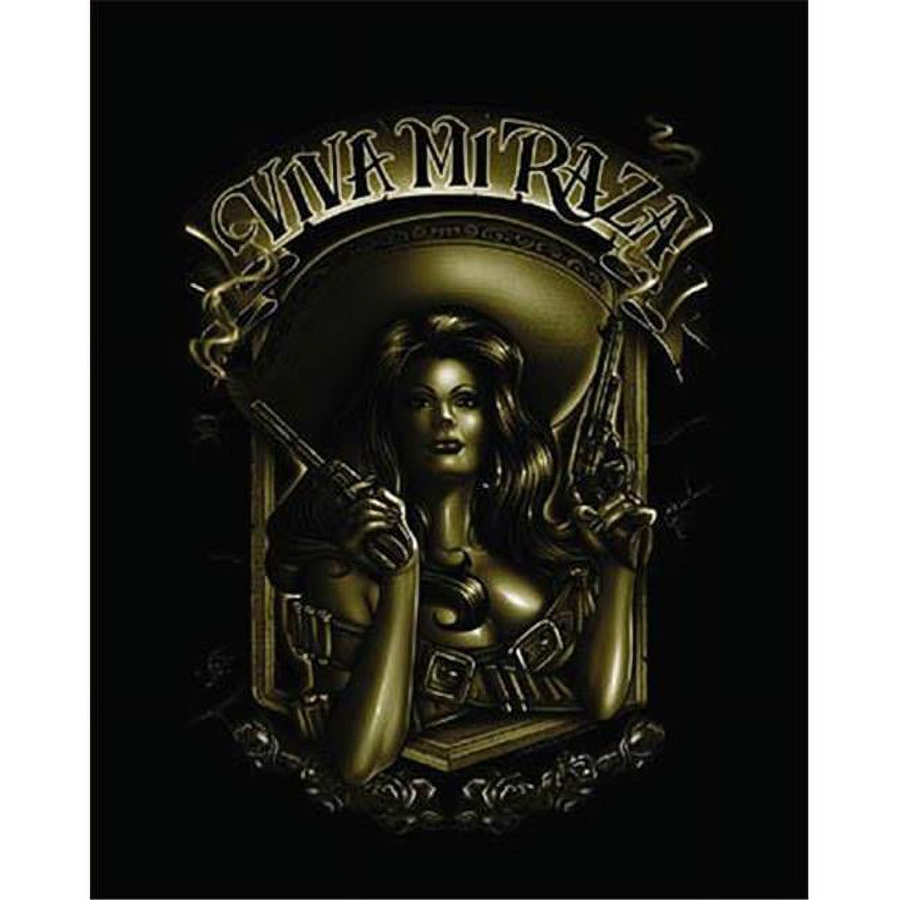 Hot Stuff 1047-16x20-LA Viva Mi Raza Poster - Walmart.com