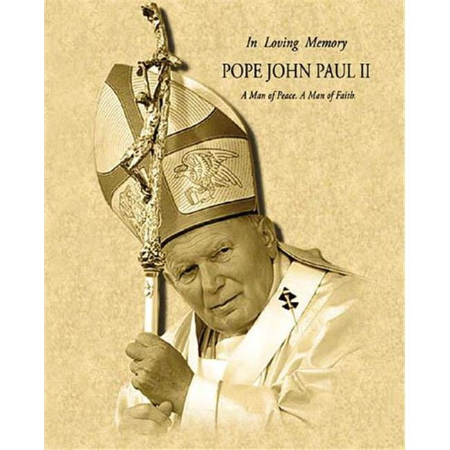 Hot Stuff 3001-16x20-RE Pope John Paul II Parchment Poster - Walmart.com