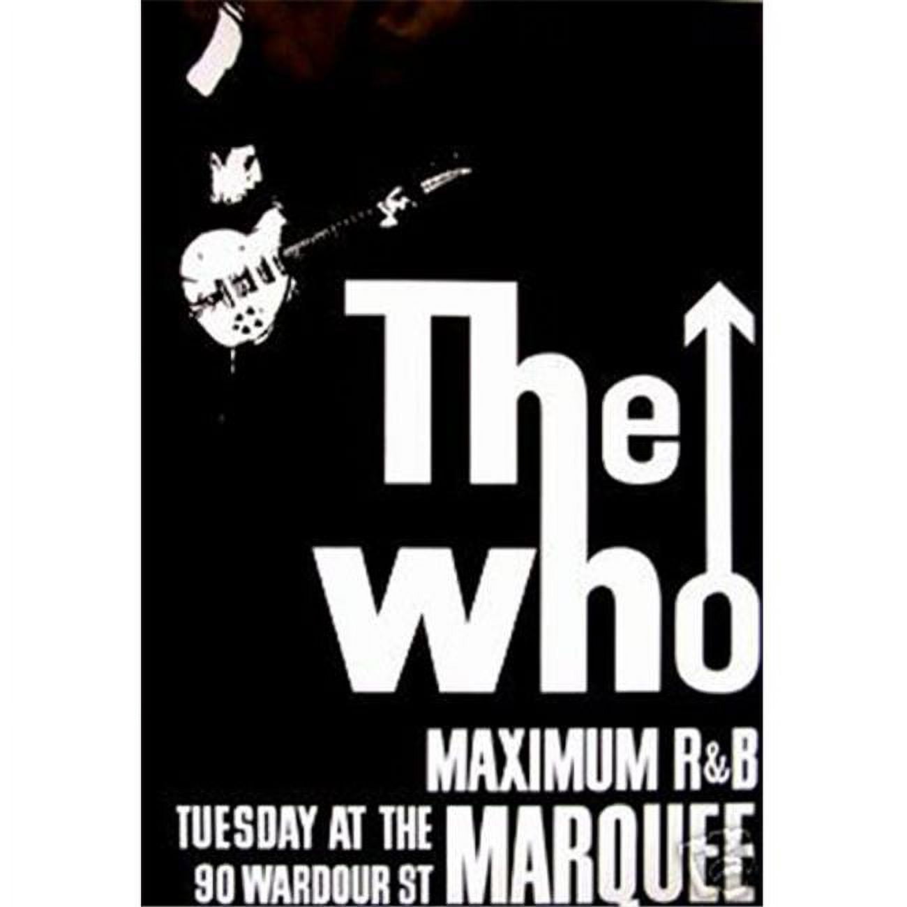 Hot Stuff Enterprise 4044-24x36-MU The Who On Stage Poster - Walmart.com