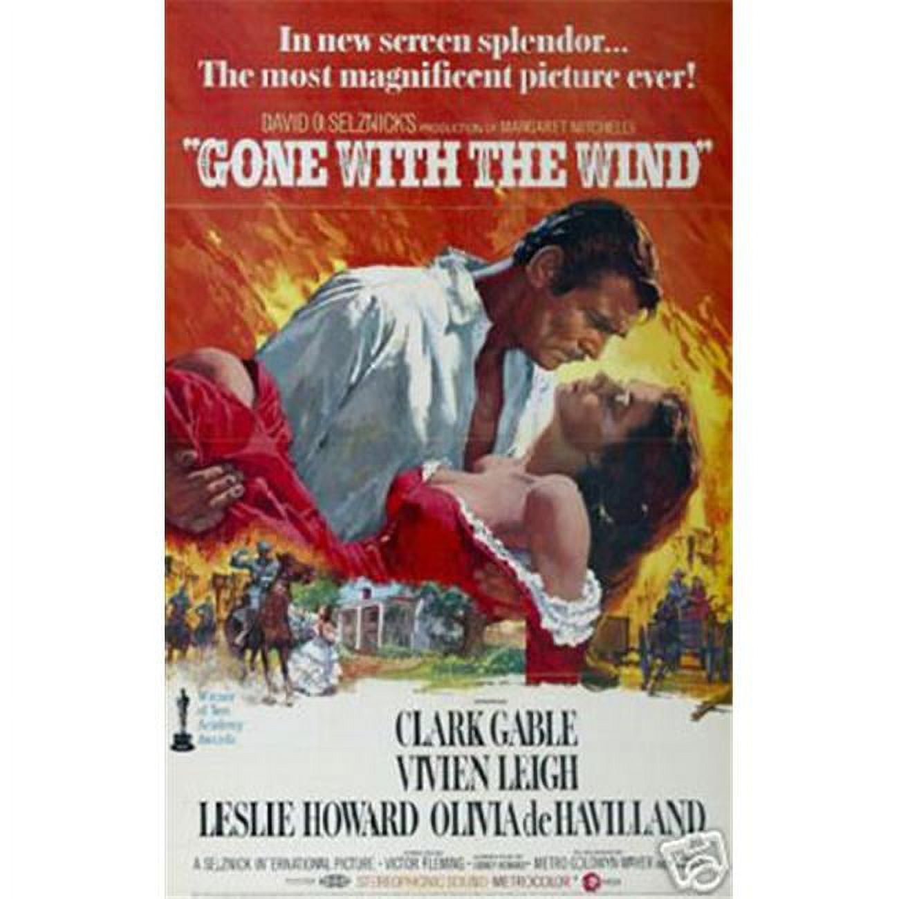 Hot Stuff Enterprise 4462-24x36-MV Gone With The Wind Clark Gable ...