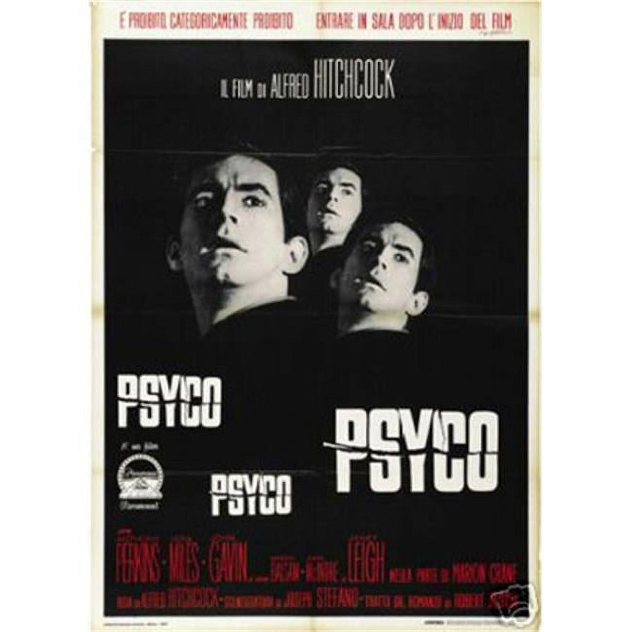 Hot Stuff Enterprise 4553-12x18-LM Psycho Hitchcock Poster - Walmart.com