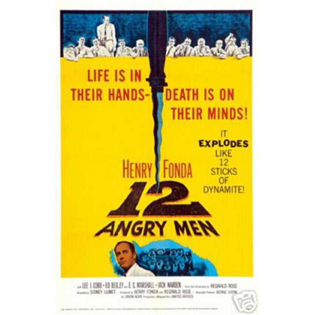 Hot Stuff Enterprise 5175-12x18-LM Twelve Angry Men Poster - Walmart.com