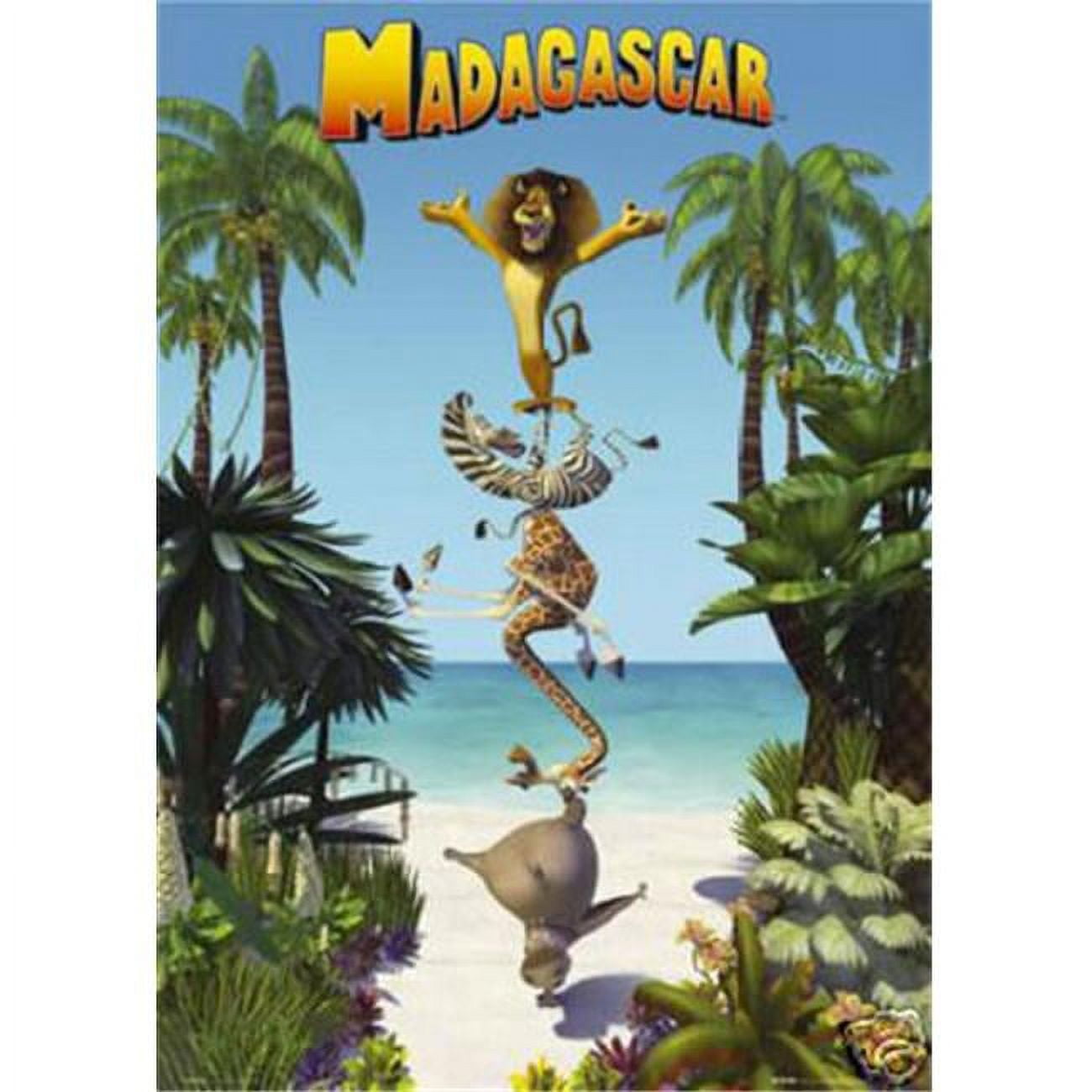Hot Stuff Enterprise 663-24x36-MV Madagascar Jungle Tricks Poster ...