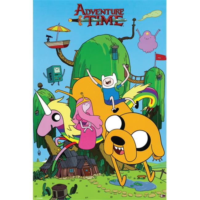 Hot Stuff Enterprise Z032-24x36-NA Adventure Time Poster- 24 x 36 in ...