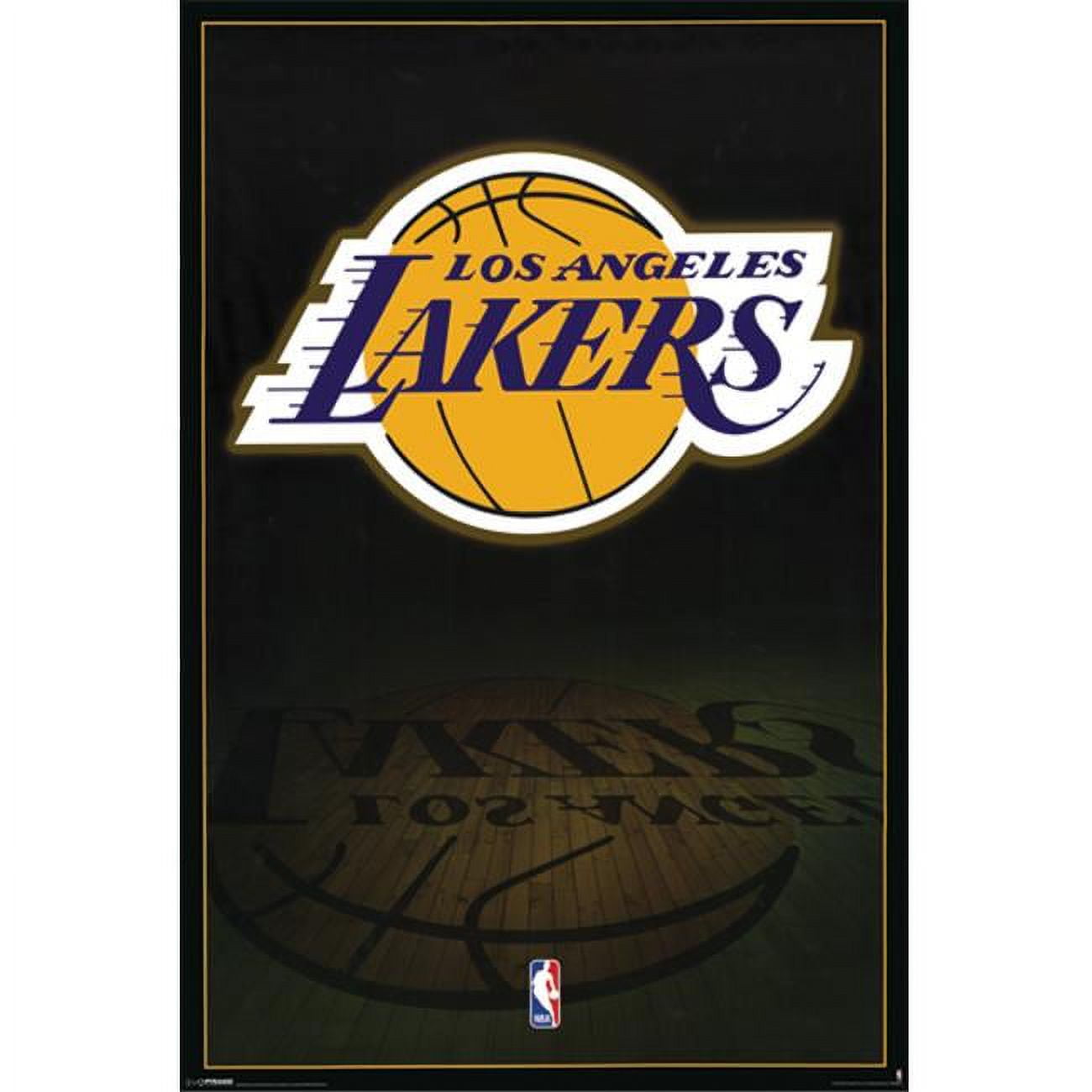 Hot Stuff Enterprise Z116-24x36-NA Lakers Logo Poster- 24 x 36 ...