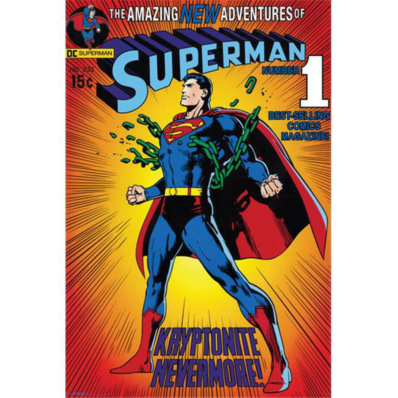 Hot Stuff Enterprise Z171-24x36-NA Superman Serial Comics Poster- 24 x ...