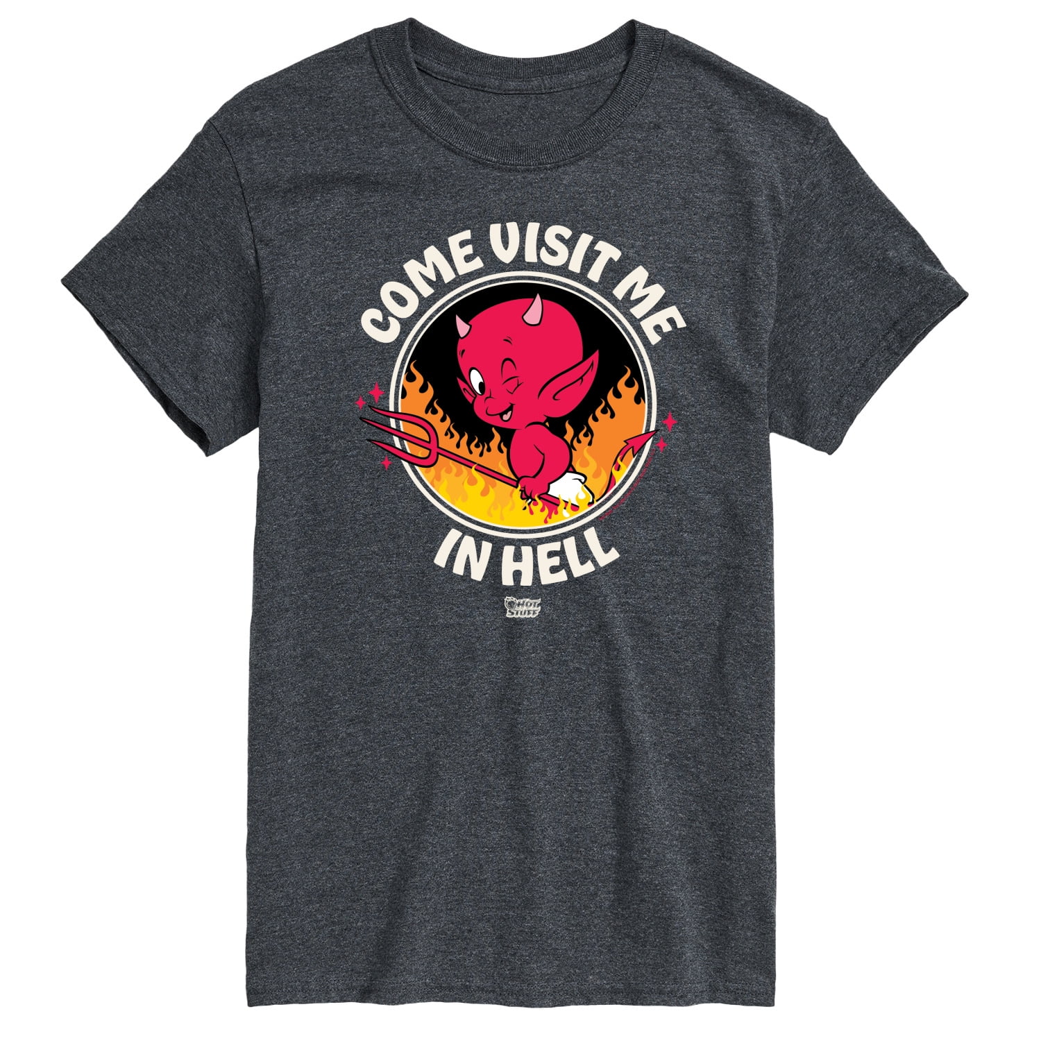 Hot Stuff - Hot Stuff Come Visit Me In Hell - Men's Short Sleeve ...