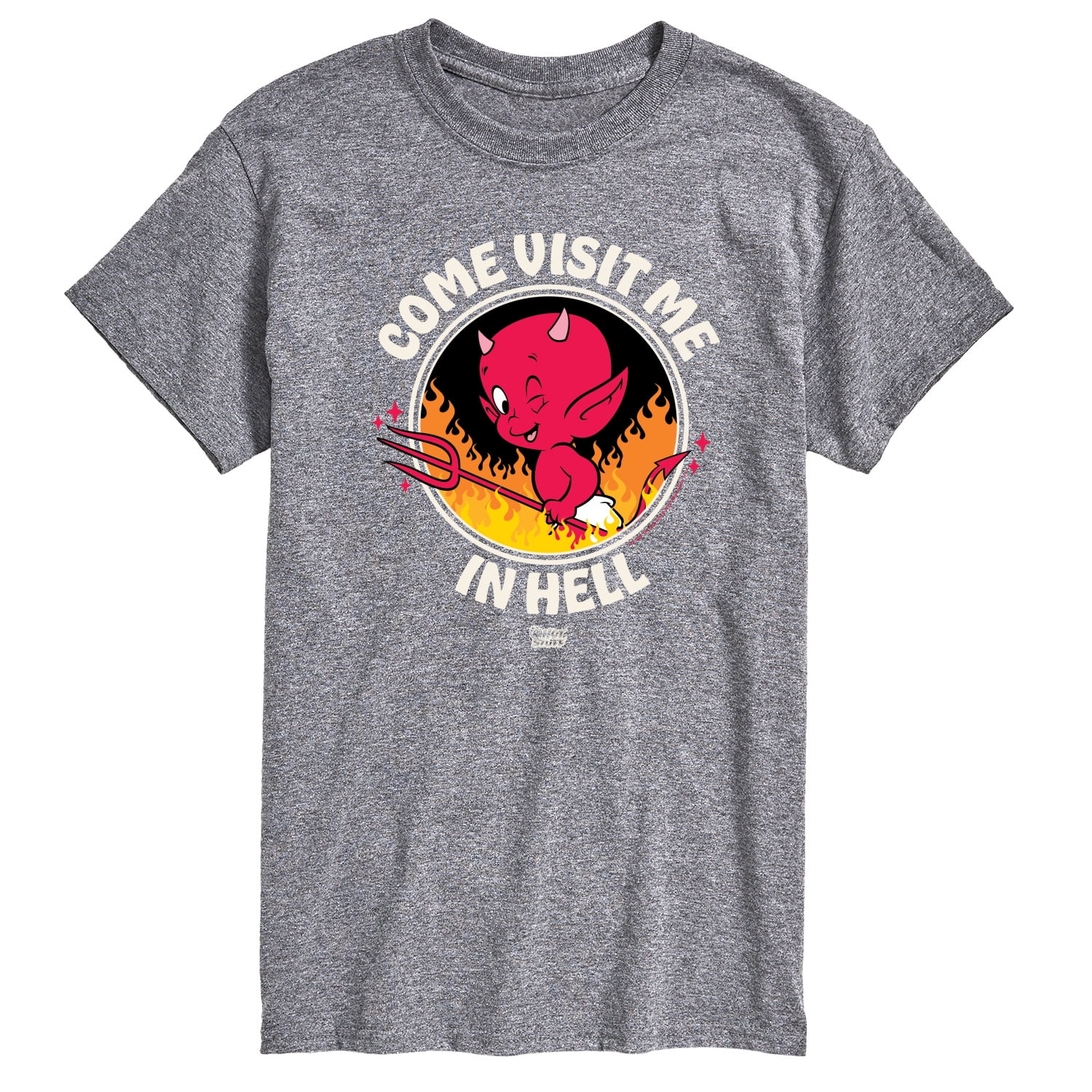 Hot Stuff - Hot Stuff Come Visit Me In Hell - Men's Short Sleeve ...